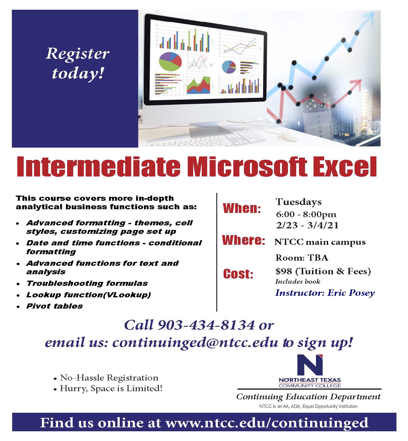 Intermediate Microsoft Excel | Northeast Texas Community College Intermediate Microsoft Excel | Northeast Texas Community College